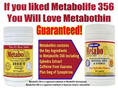 Metabothin with Ephedra 90 Caps by AGL Ephedra Diet pills from American ...